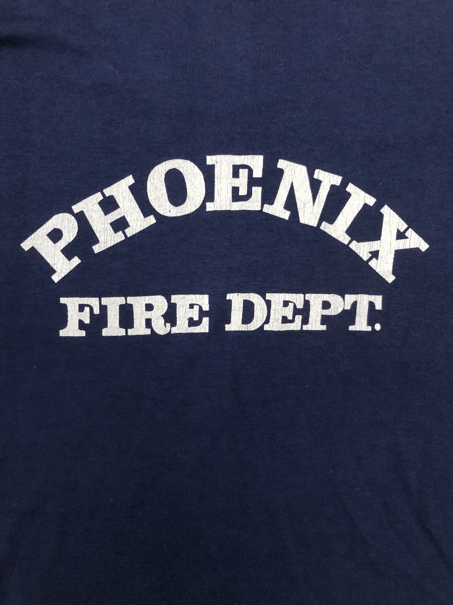 Vintage 90s Single Stitch Boxy Faded 'Phoenix Fire Dept' T-Shirt | Grailed
