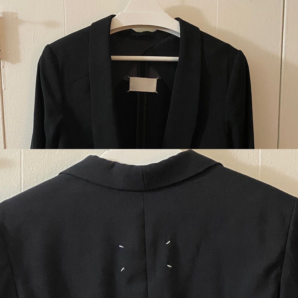 Maison Margiela Margiela SS04 White Label Artisanal Blazer Black | Grailed