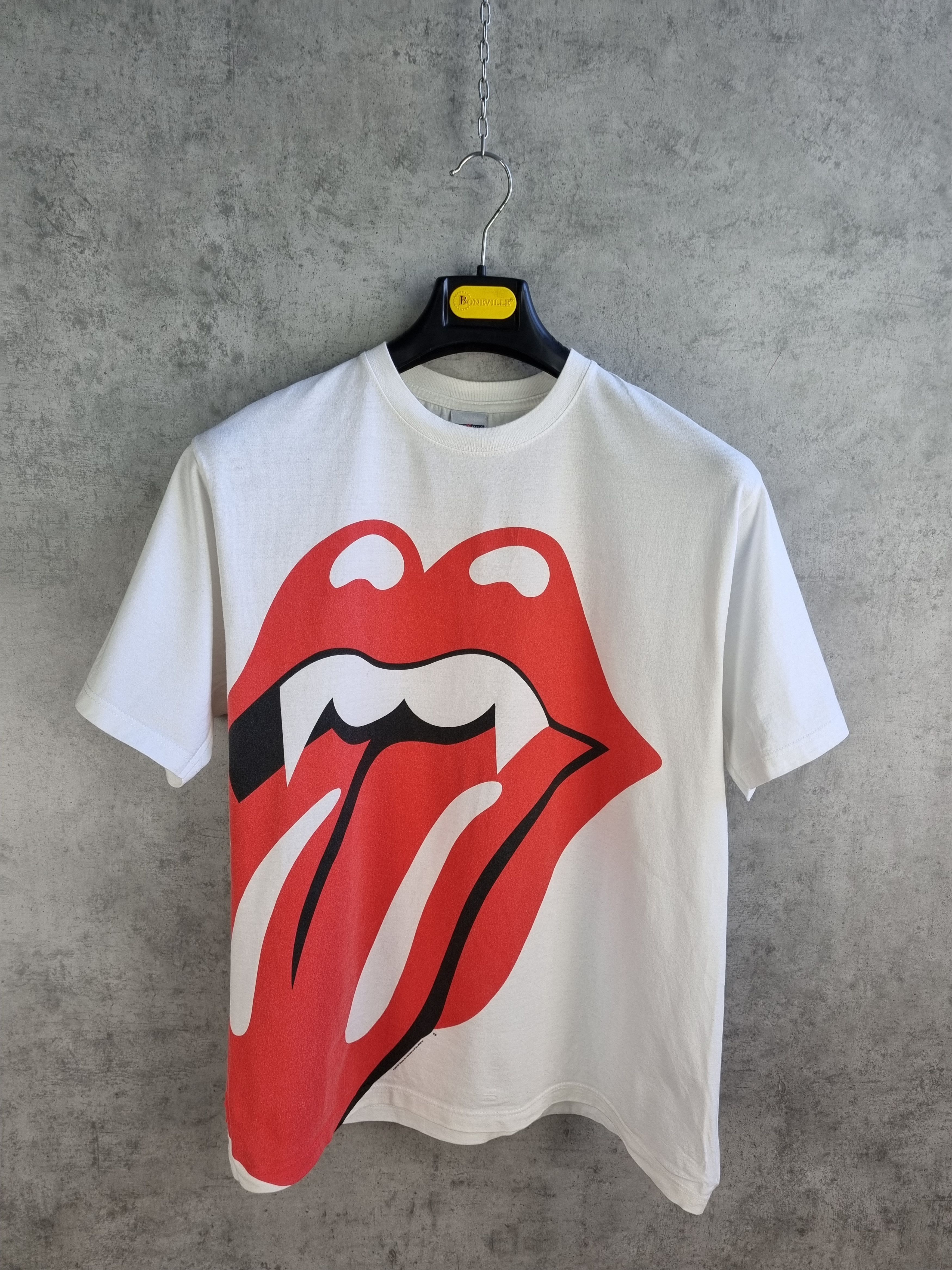Vintage Rare Vintage Rolling Stones Vampire Big Logo Rock tee | Grailed