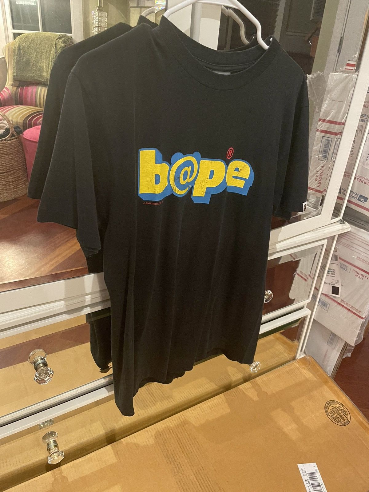 Bape × Medicom Bearbrick Rare Early 2000s Bape x Medicom Tee | Grailed