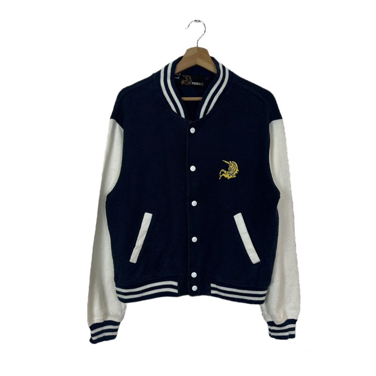 Varsity Jacket VINTAGE VARSITY JACKET HORSE BIG LOGO | Grailed