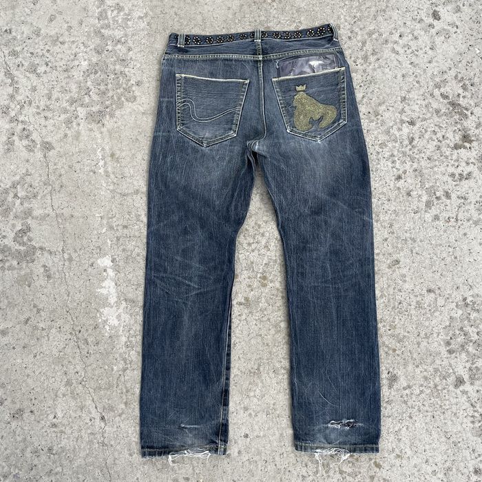 Vintage Luxury Money Jeans 36 90s Pants Streetwear 90s Distressed | Grailed