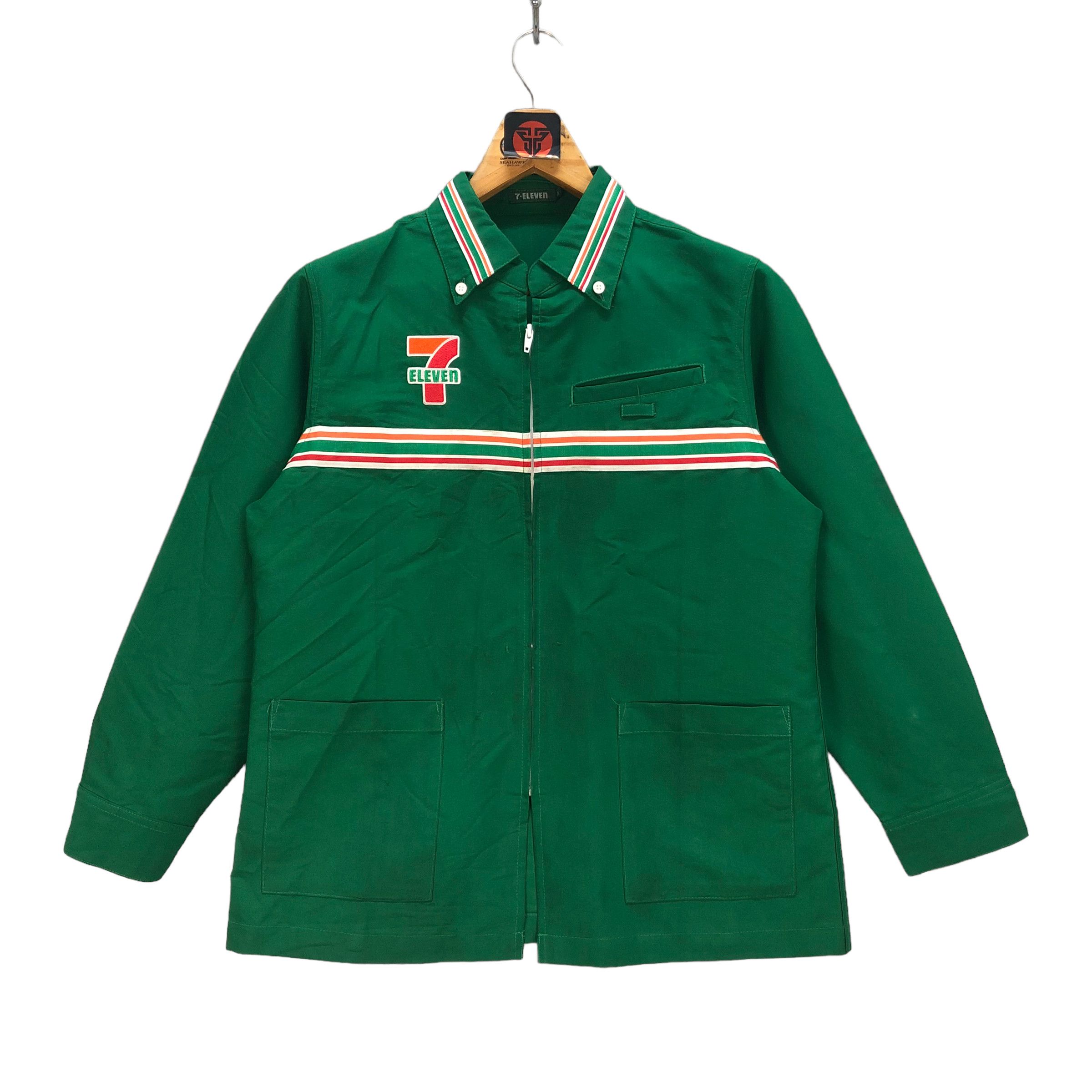Vintage 7ELEVEN GREEN UNIFORM JACKET #7255-122 | Grailed