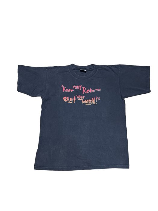 Vintage 1990s WWF The Rock Wink Eye Print | Grailed