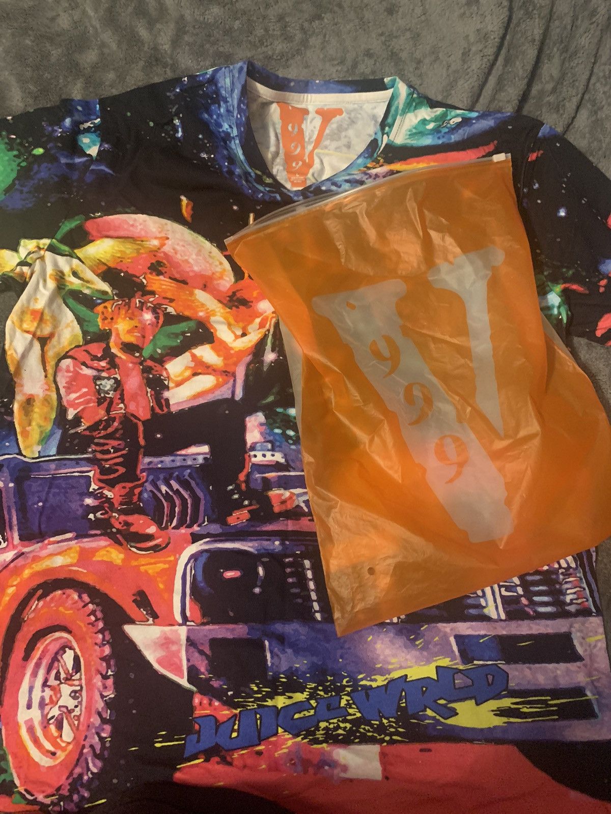 Supreme Juice Wrld x Vlone Cosmic Tee Large RARE | Grailed