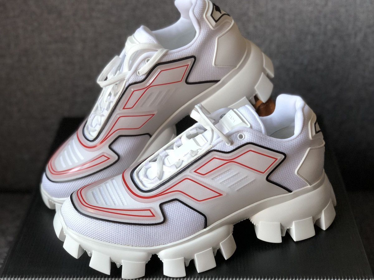 Prada Cloudburst Thunder White Red | Grailed