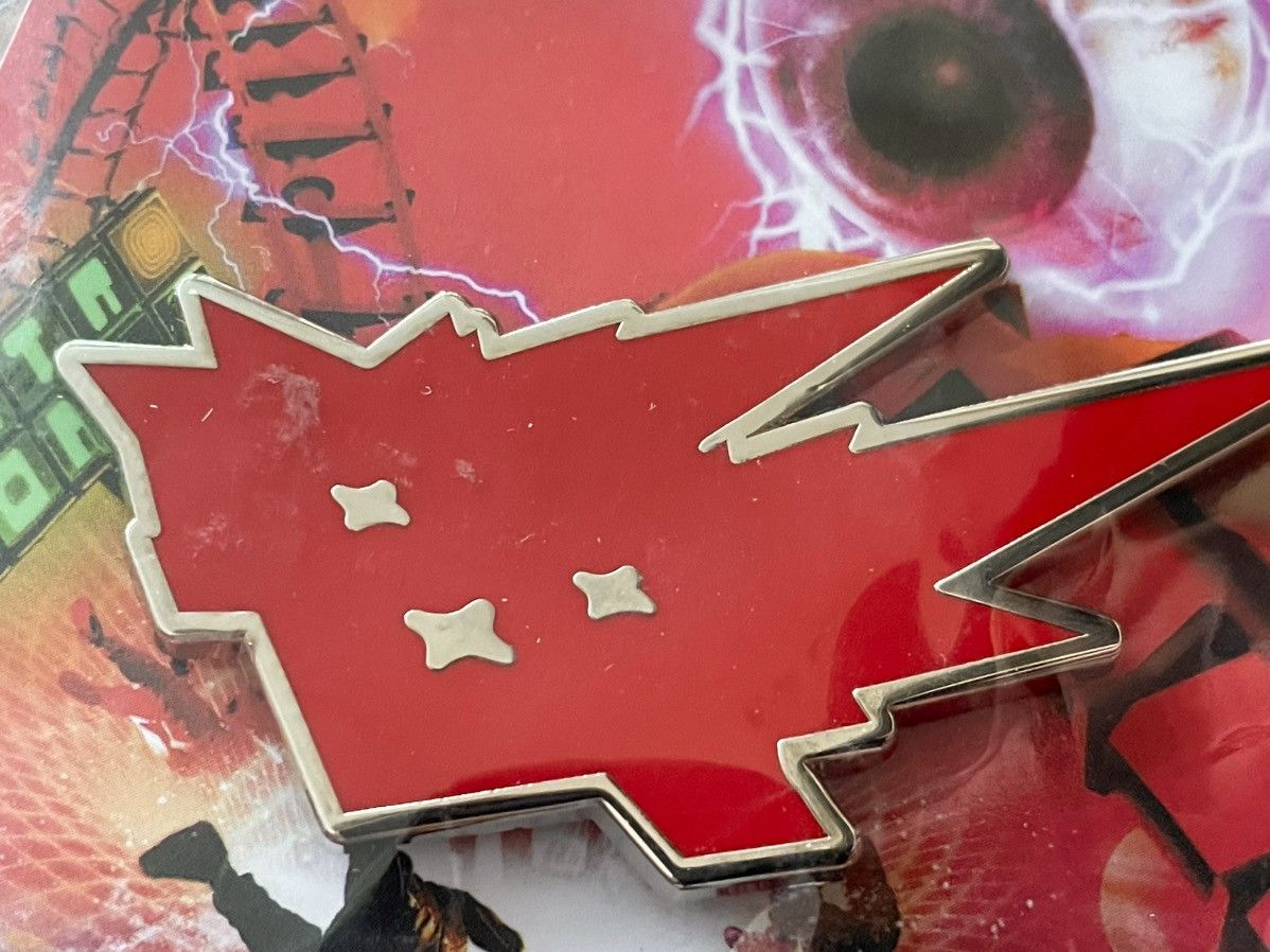 Travis Scott Astroworld Festival Cacti Pin Cactus Jack Red Metal Silver ...