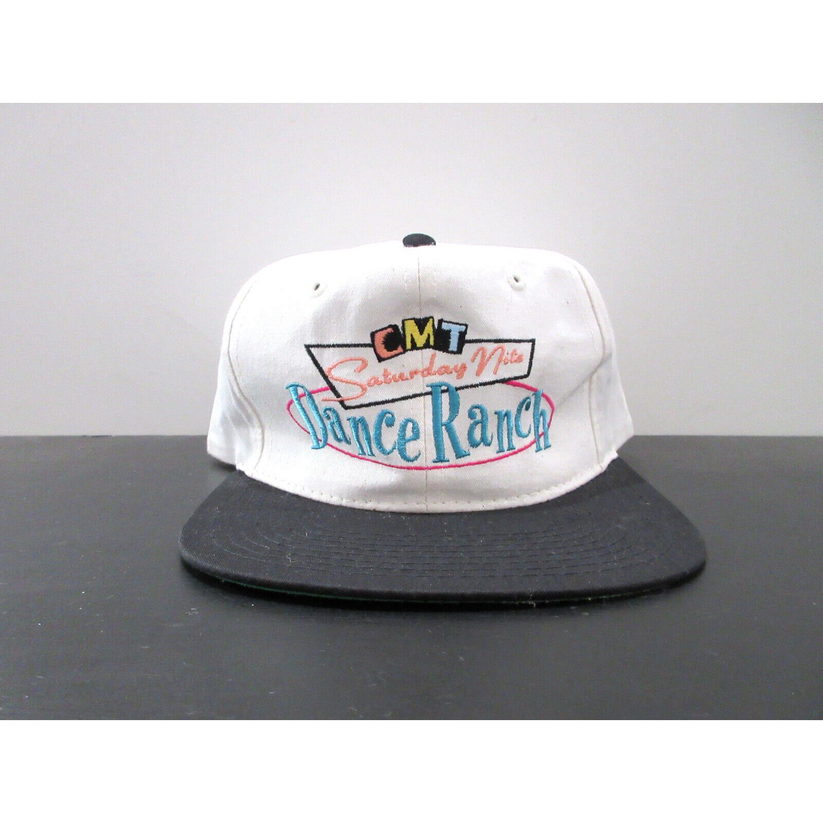 Vintage VINTAGE Country Music TV Hat Cap Snap Back White CMT Dance ...