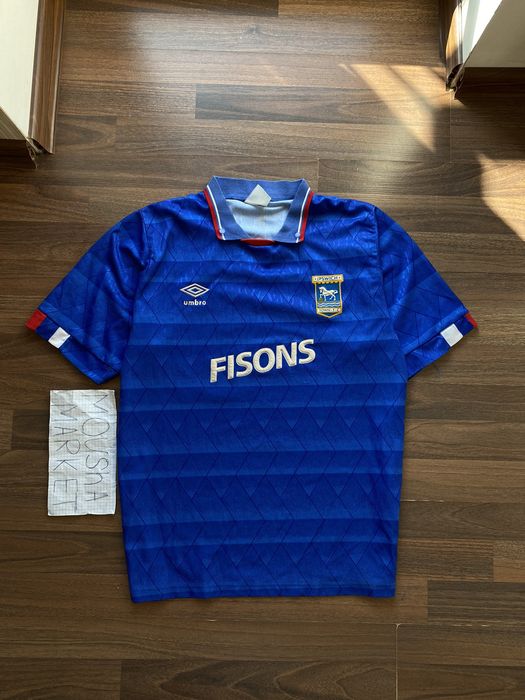 Vintage Ipswich Town Football ITFC Home Shirt 1989 to 1992 Fisons | Grailed