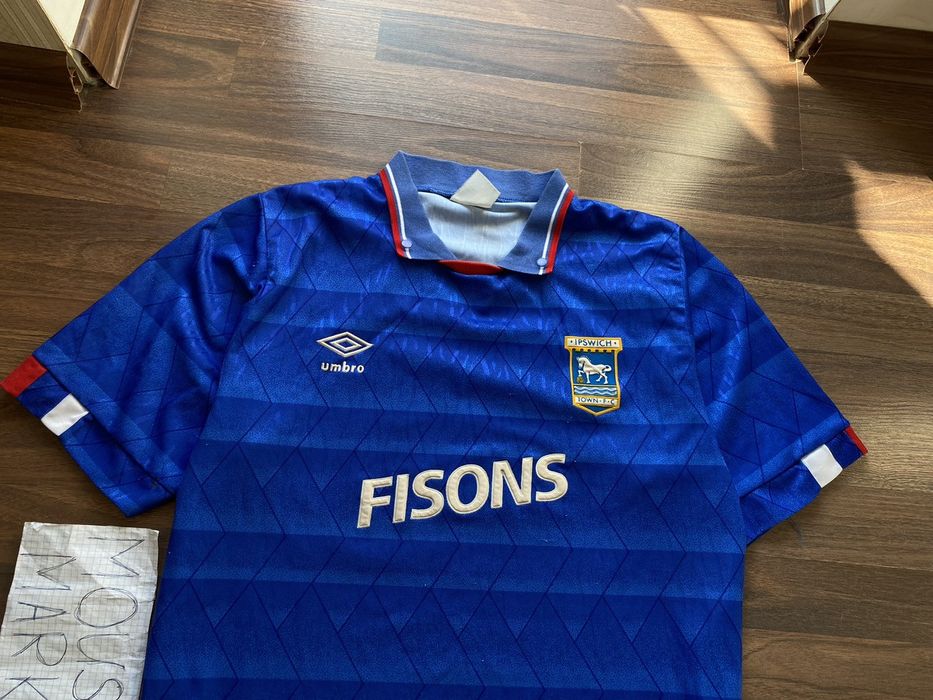 Vintage Ipswich Town Football ITFC Home Shirt 1989 to 1992 Fisons | Grailed