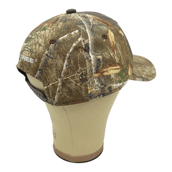 Realtree Realtree Edge Camo Embroidered Antlers Logo Snapback Cap | Grailed