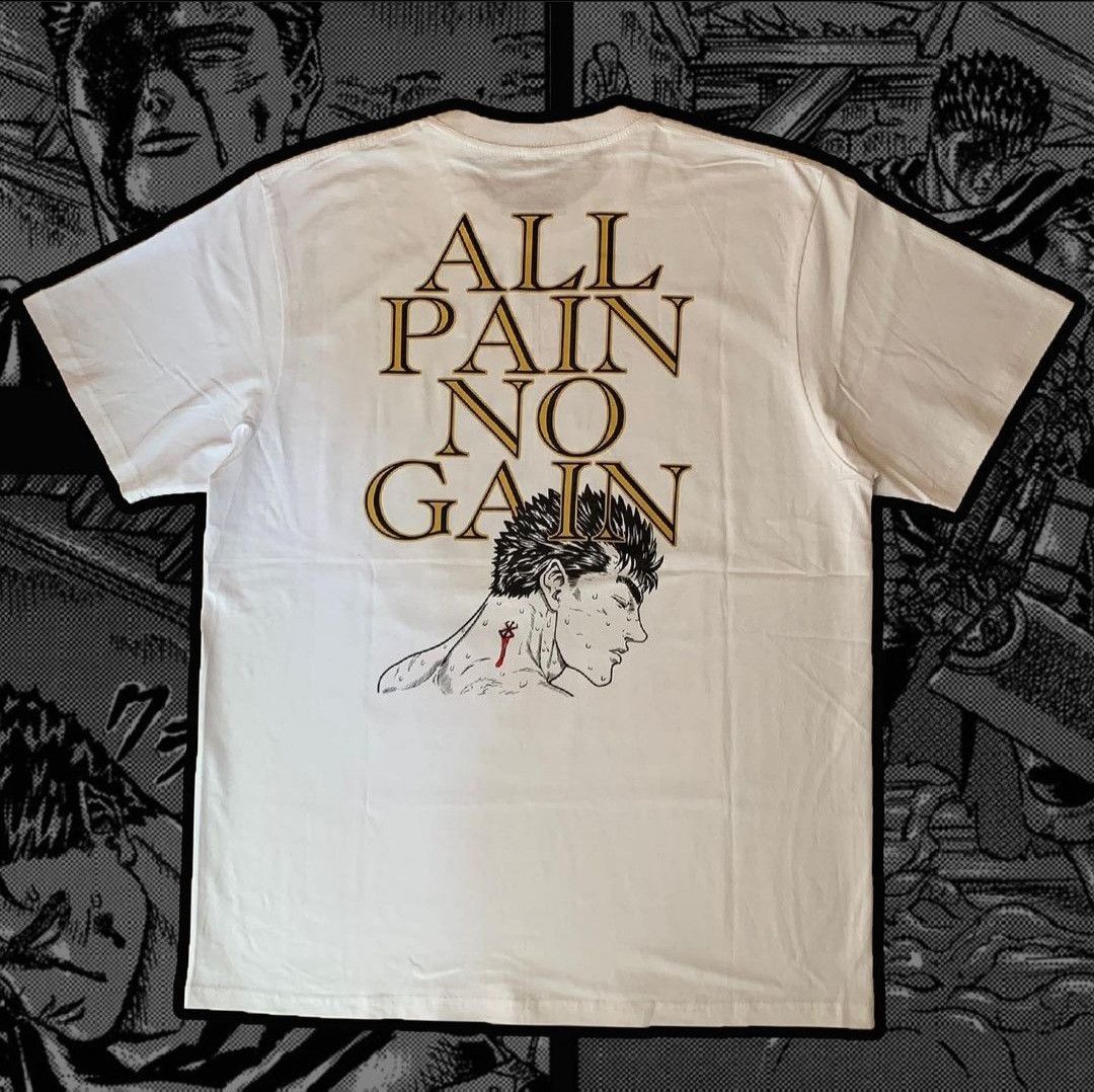 Vintage Very Rare Guts Berserk Gym God Tee Bootleg | Grailed