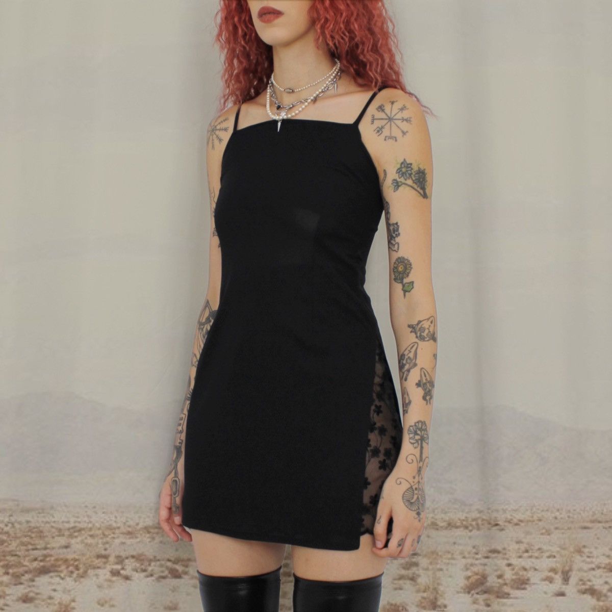 Playboi Carti × Streetwear × Vintage 🏍️BLACK LACE DRESS🏍️ | Grailed