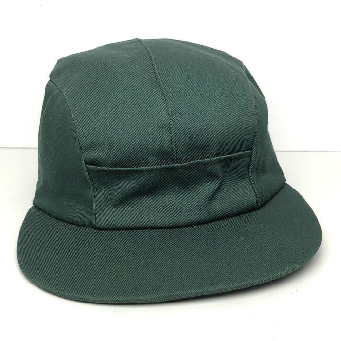 Vintage Vtg Youth Green 5 Panel Hat Kids Cap with Ear Neck Flap Hunting ...