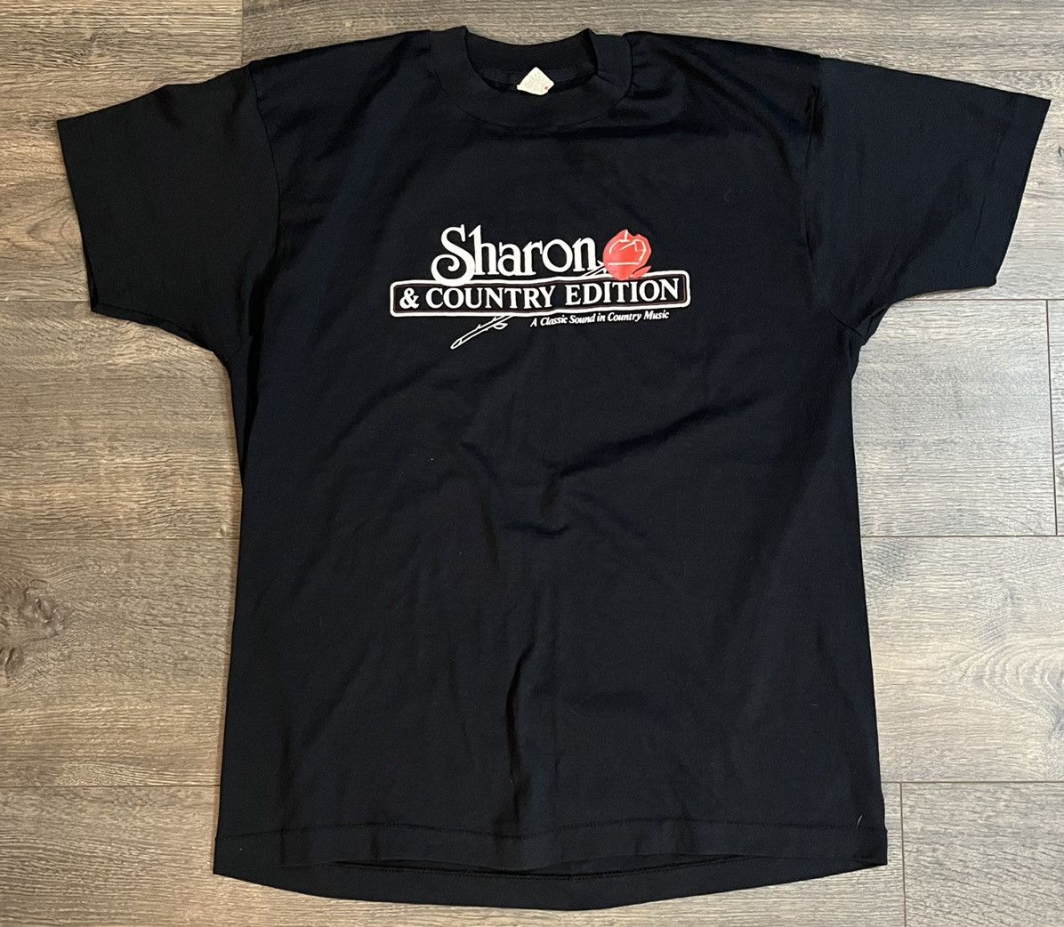 Band Tees × Screen Stars × Vintage VTG Single Stitch Sharon&Country ...