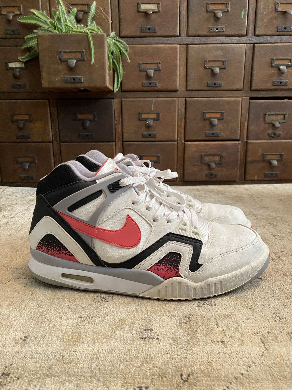 Nike × Vintage Air tech challenge 2 (Agassi) 12M lava | Grailed