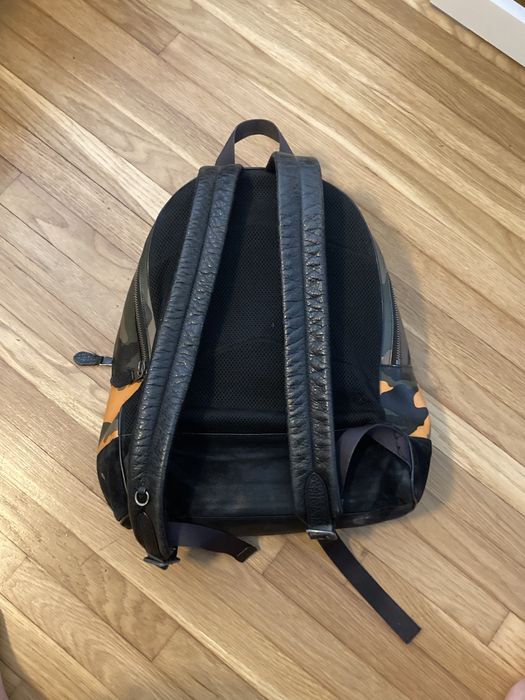 Coach Coach Orange Camo Backpack | Grailed
