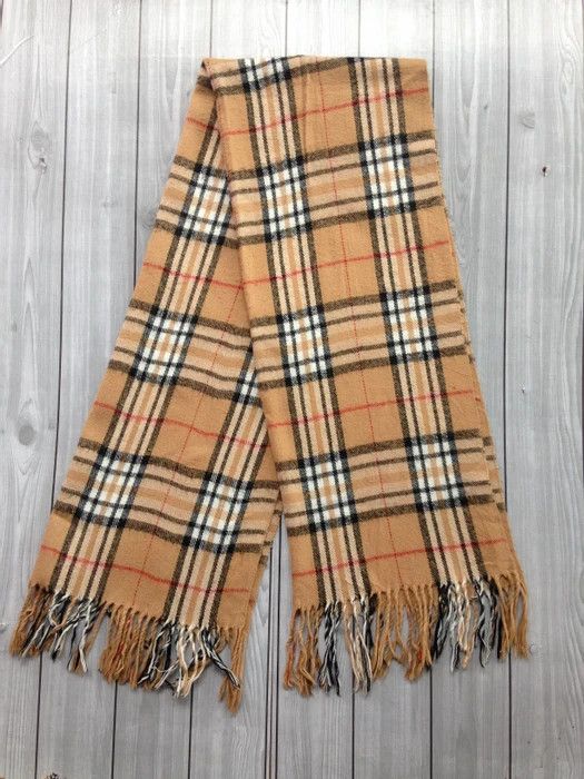 Vintage Nova Check Pattern Inspired Burberry Mufler | Grailed