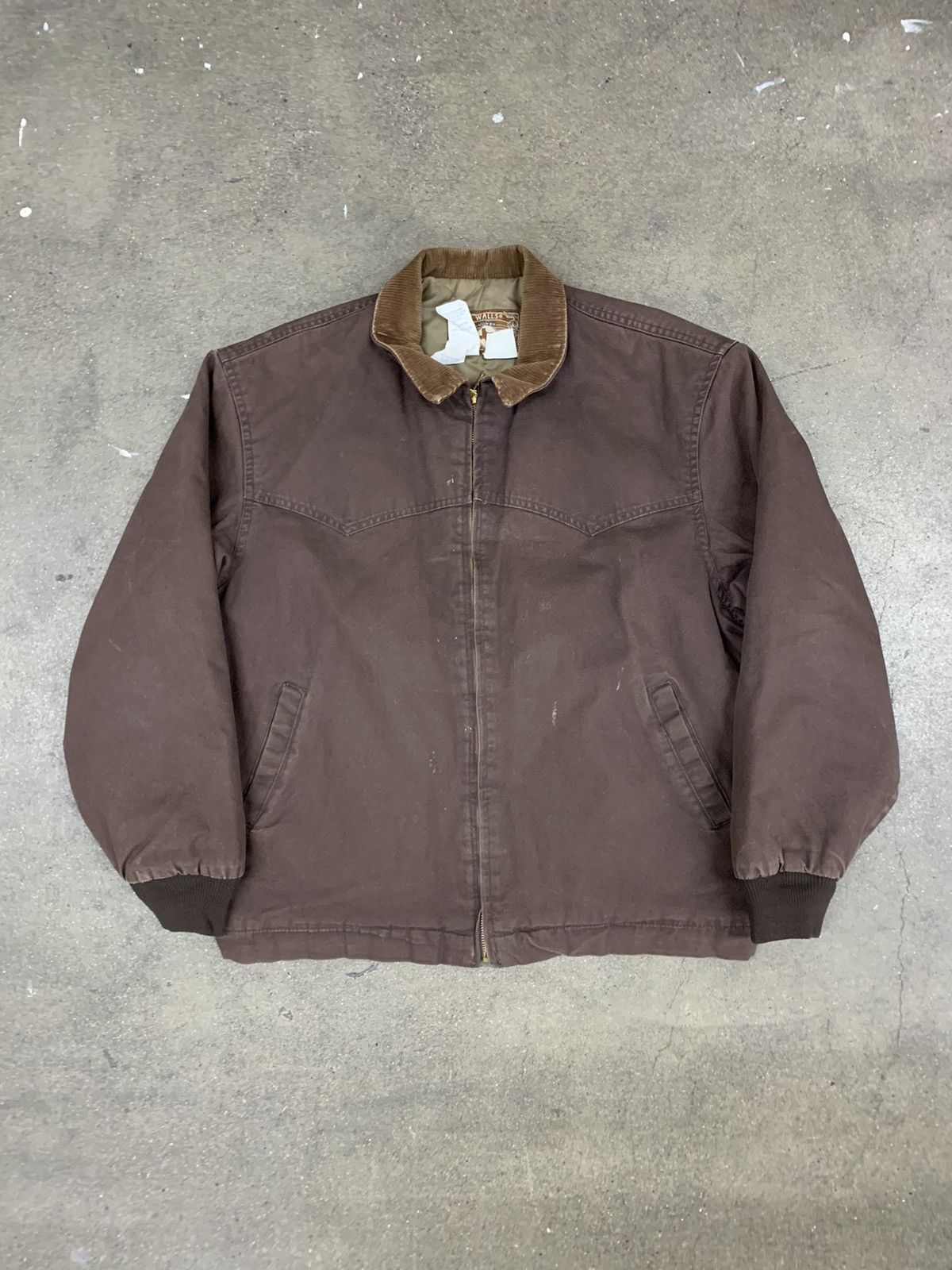Walls Vintage Walls Western Wear Cord Collar Canvas Jacket | Grailed