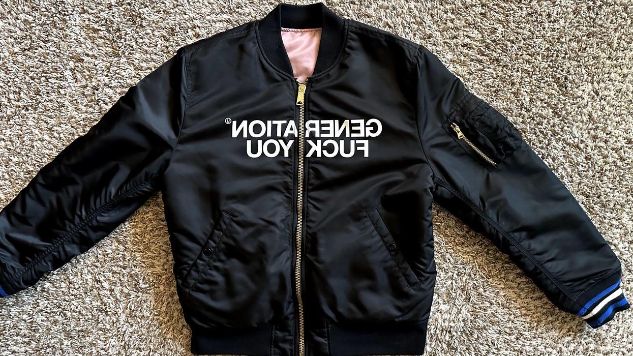 Supreme *RARE* SUPREME UNDERCOVER MA-1 BLACK FLIGHT BOMBER JACKET M ...