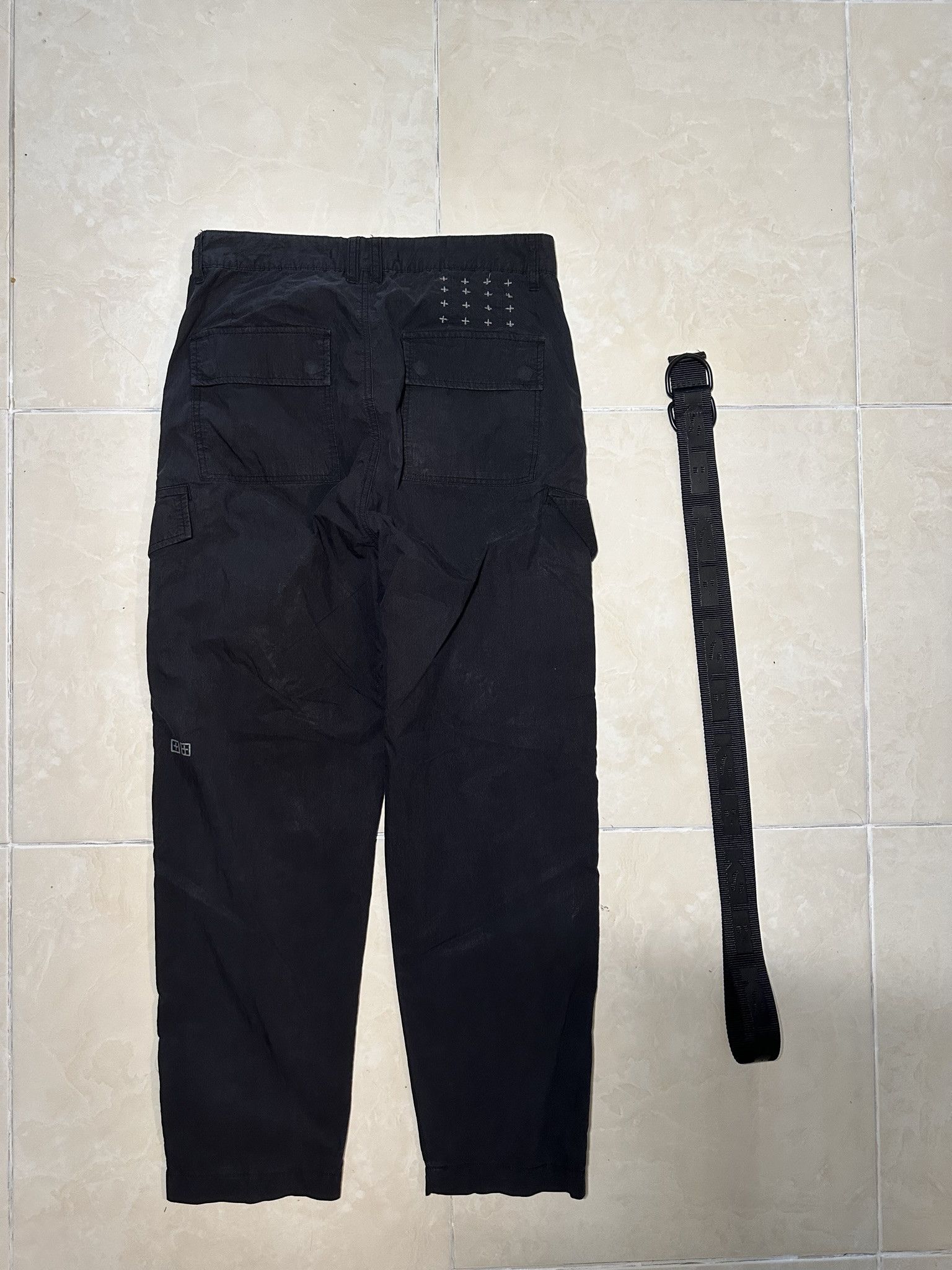 Ksubi Ksubi Black Downtown Cargo Pants with Belt | Grailed