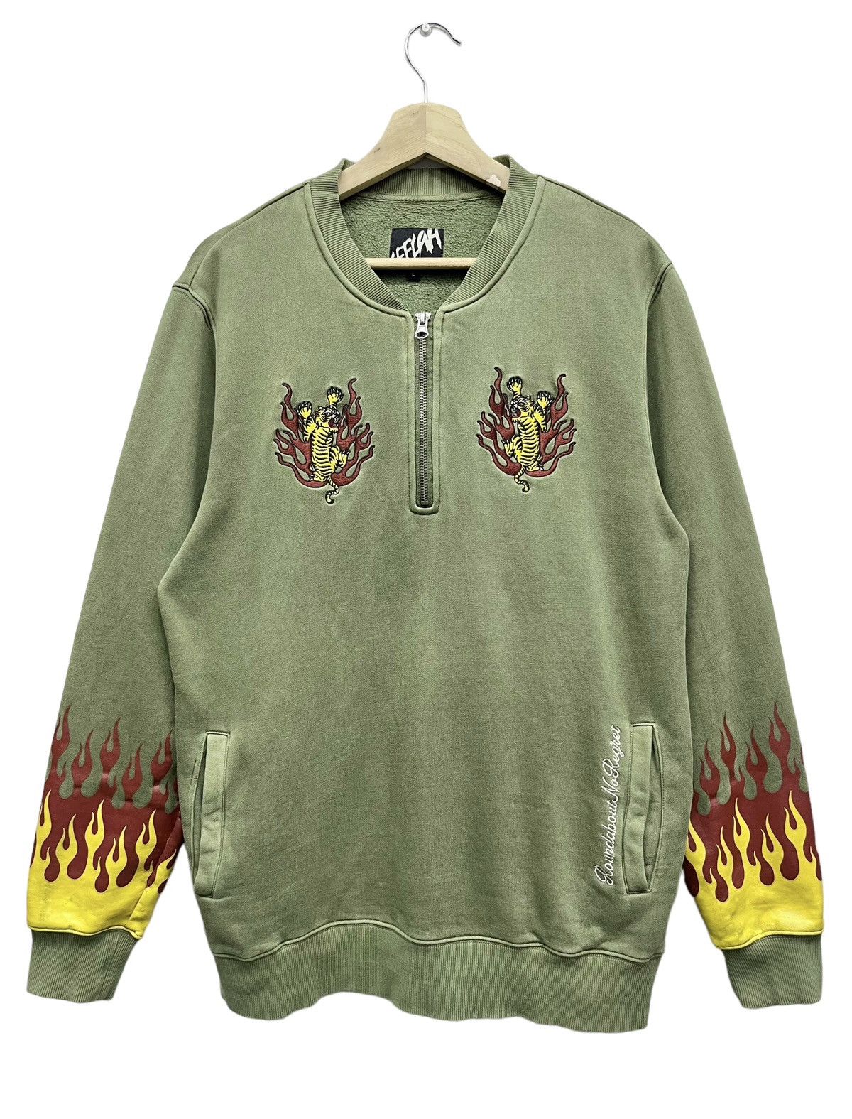 Japanese Brand × Sukajan Souvenir Jacket × Vintage SICK🔥LEFLAH Sun ...