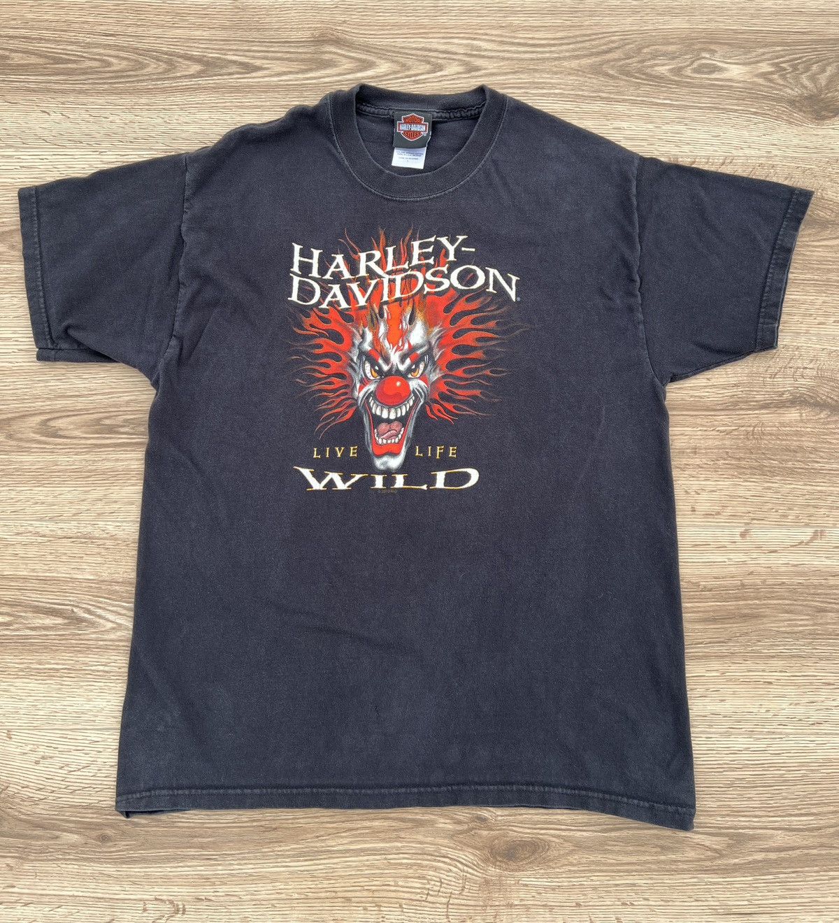 Harley Davidson × Vintage Vintage Harley Davidson Clown Shirt | Grailed