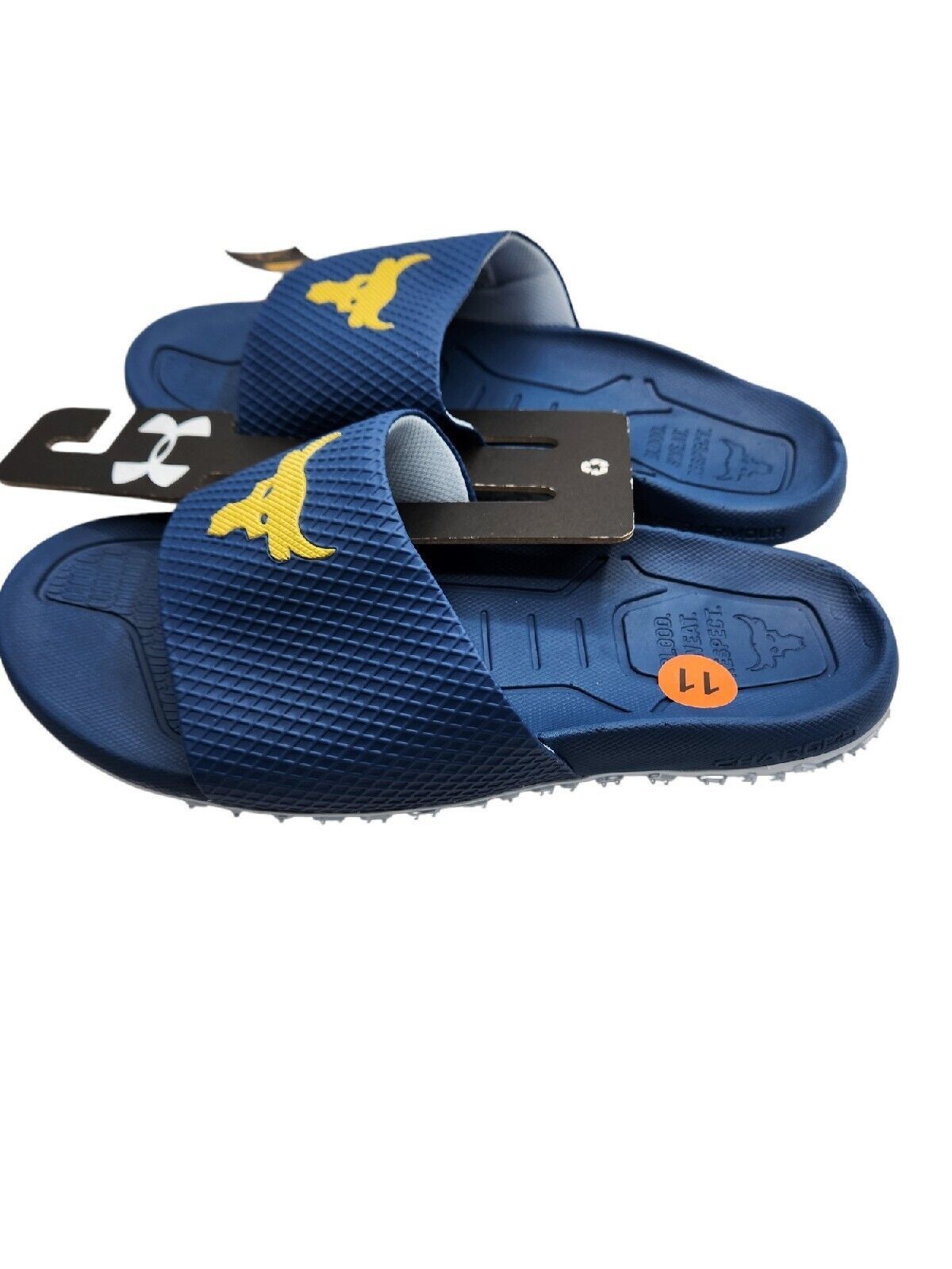 Avant Garde Under Armour UA Project Rock Brahma Bull Slides Sandals ...