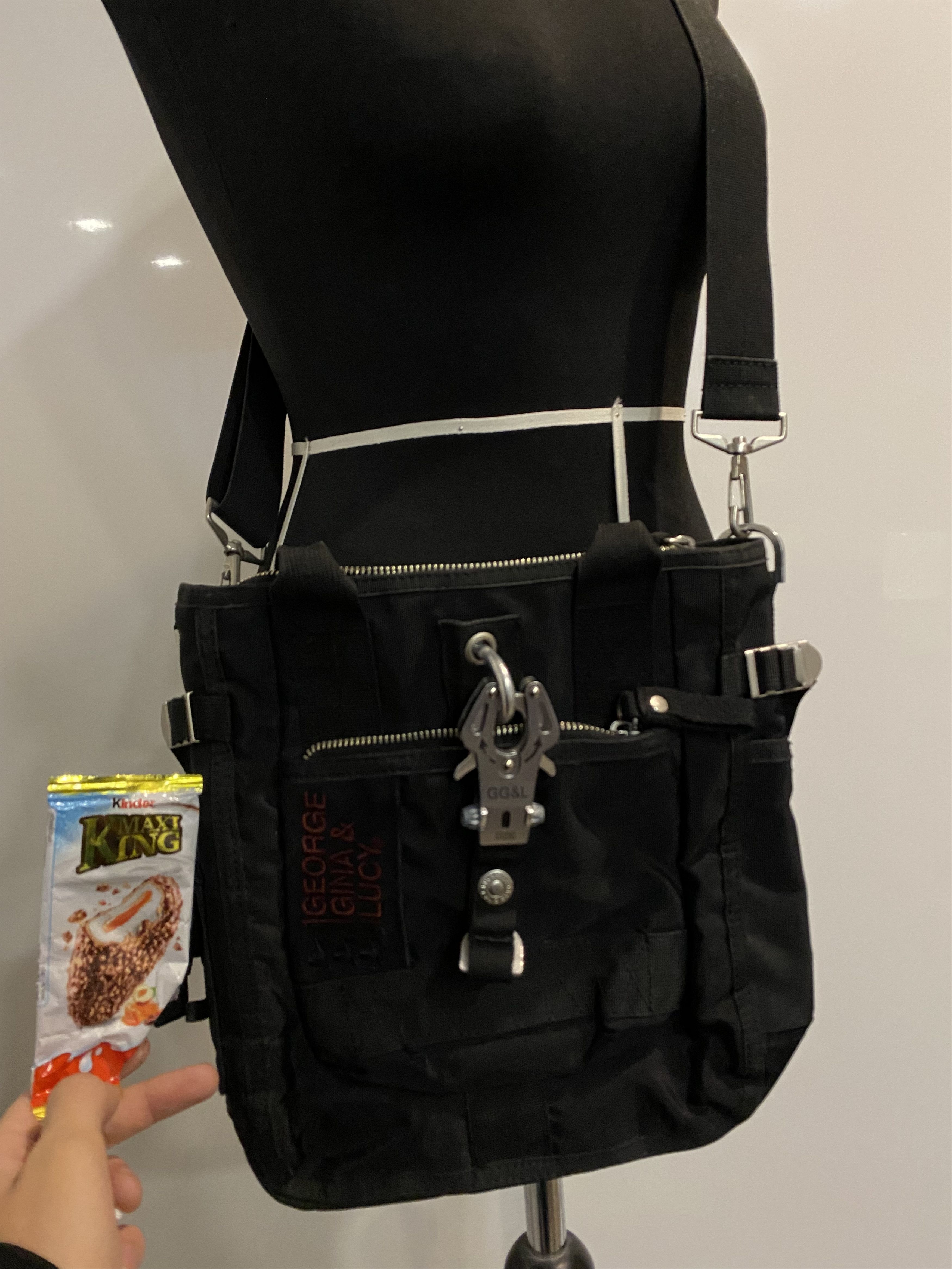 Bag Small black GGL Bag George Gina&Lucy Alyx Bag Style Cargo | Grailed