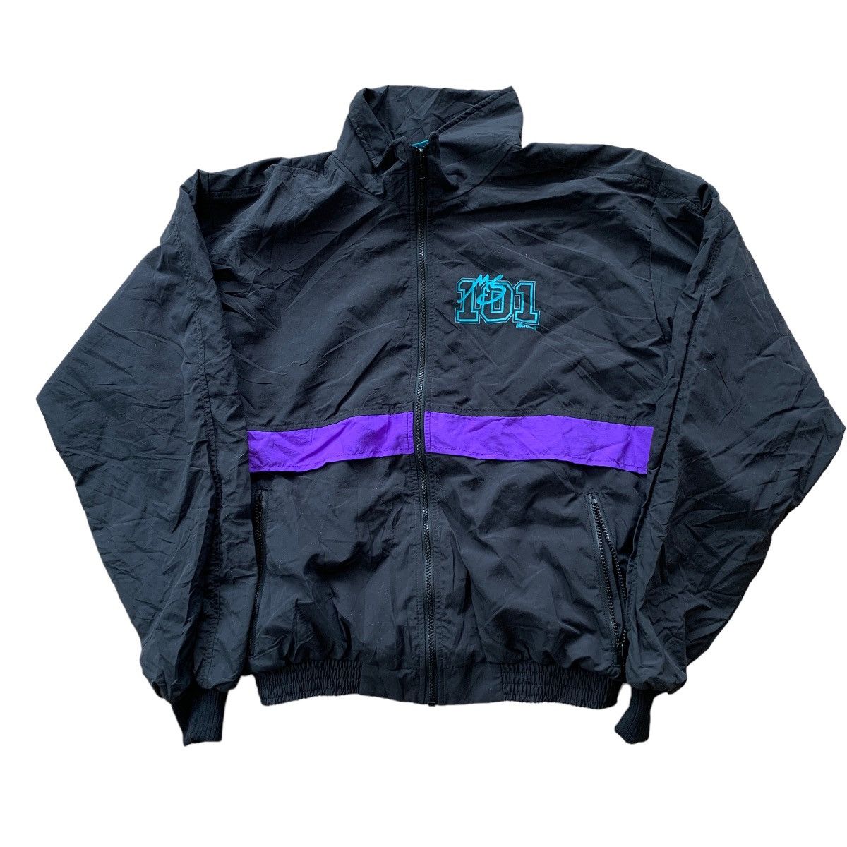 Vintage 90s MS 101 Microsoft Promo Windbreaker Jacket | Grailed