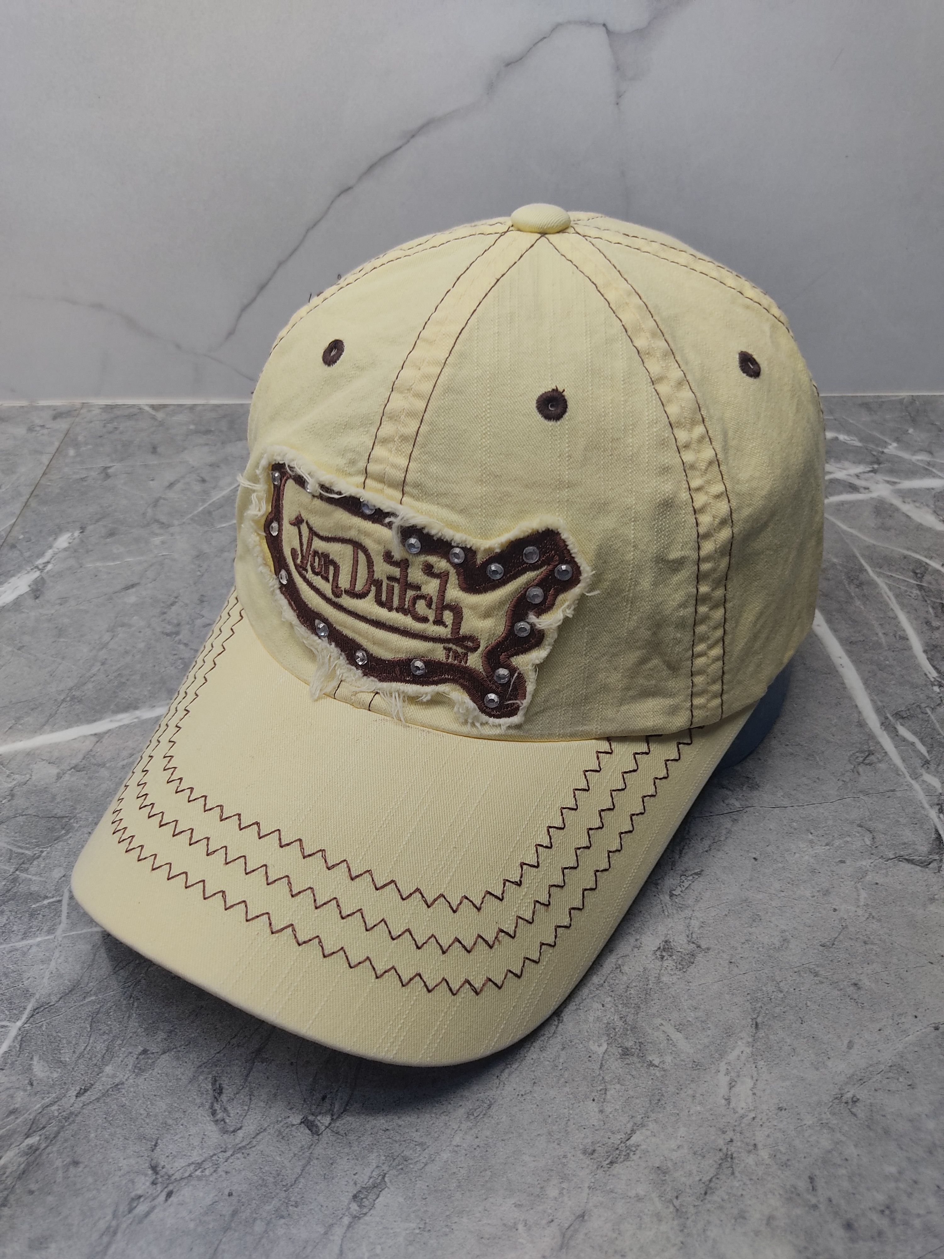 Vintage Vintage Von Dutch Zig Zag Style Cap Hat | Grailed