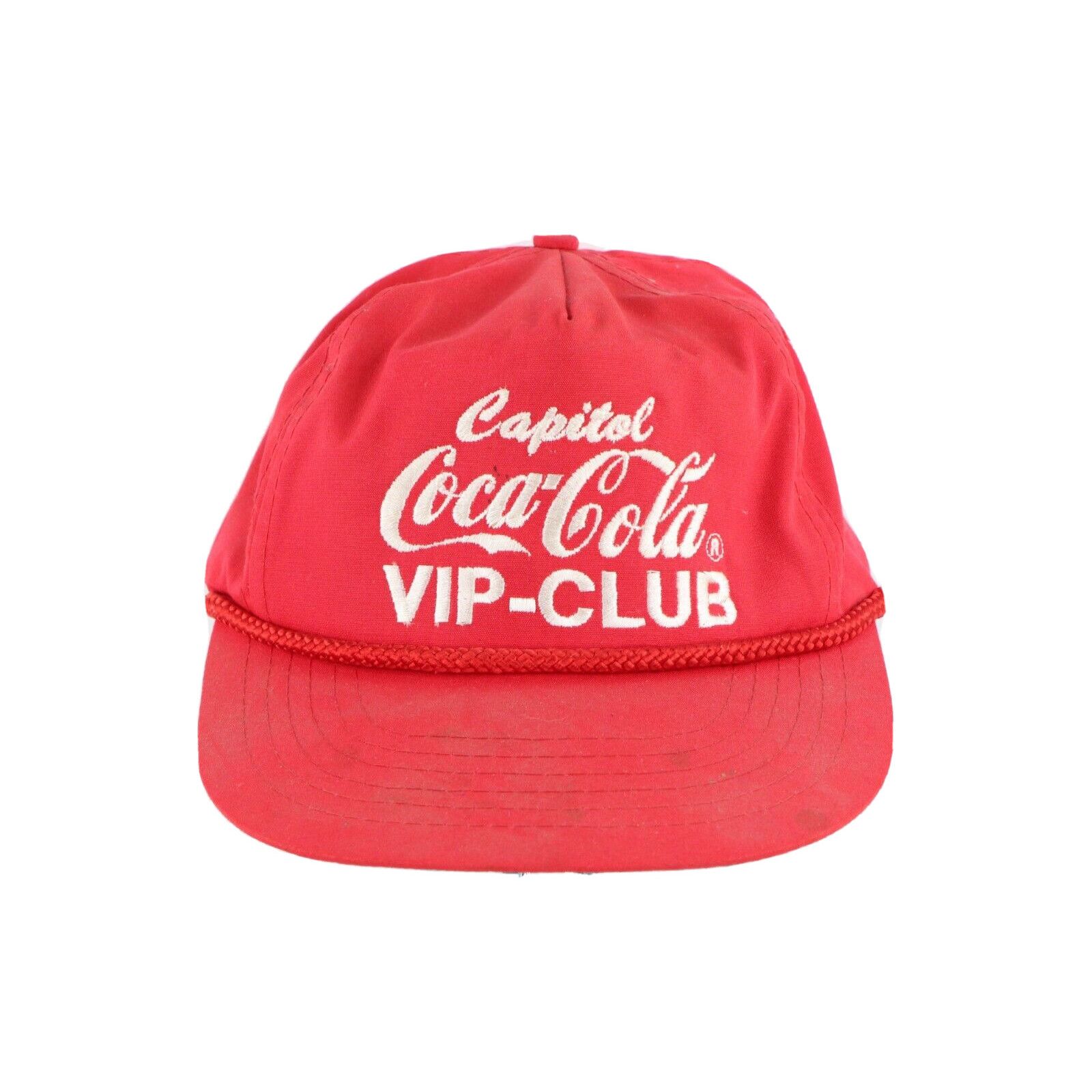 Vintage Vtg 90s Thrashed Capitol Coca Cola VIP Club Script Spell Out ...