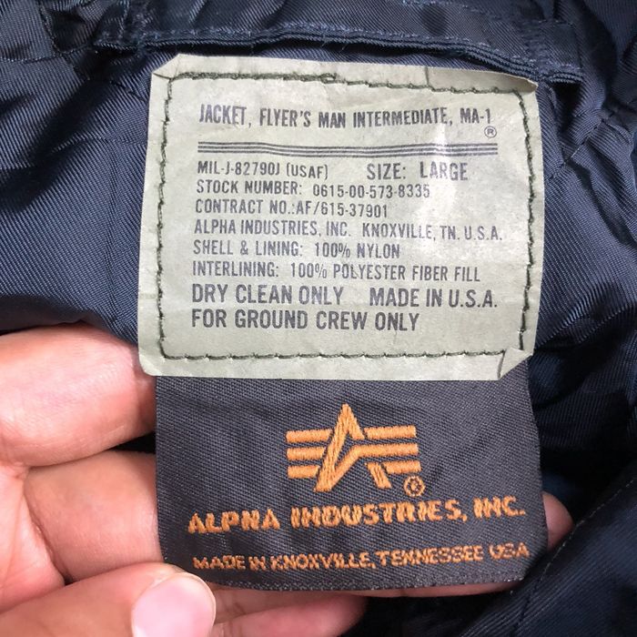 Alpha Industries Vintage Alpha Industries MA-1 Zipper Ups Bomber Jacket | Grailed