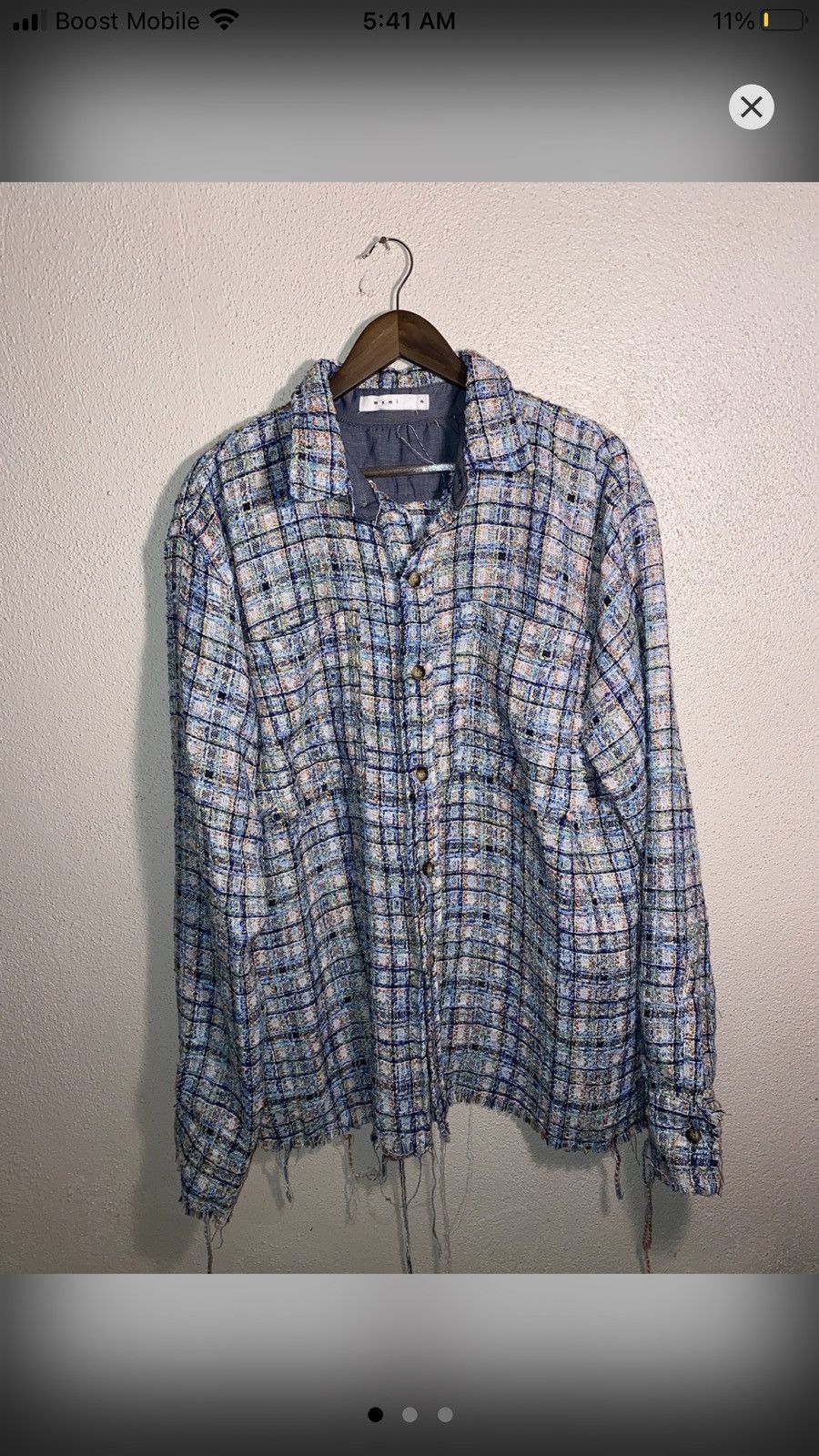 Mnml Mnml Raw Edge Flannel Grailed