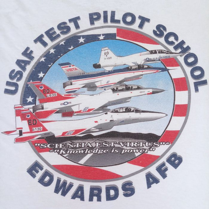 Hanes Vintage USAF Test Pilot School Shirt | Grailed