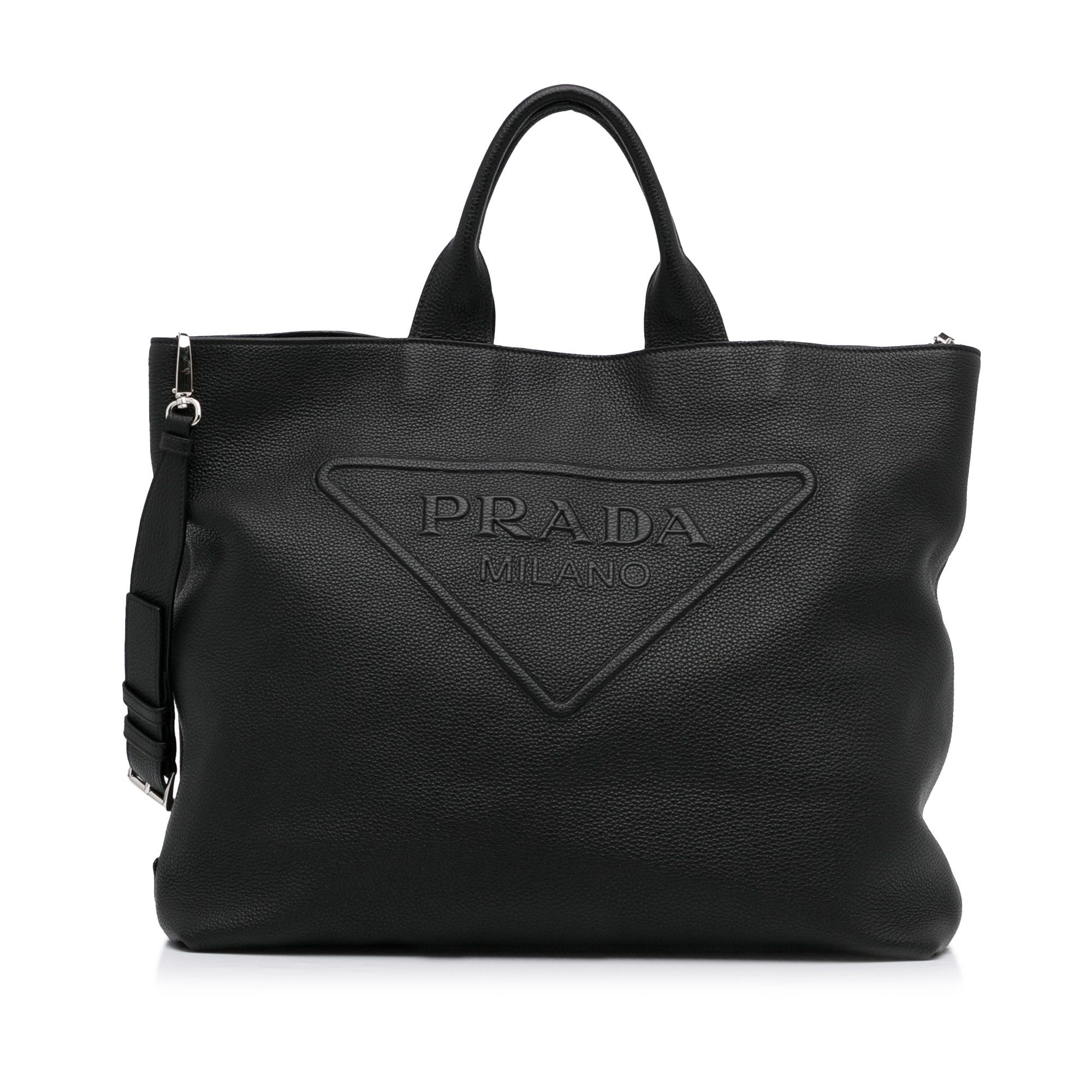 Prada Prada Embossed Logo Satchel | Grailed
