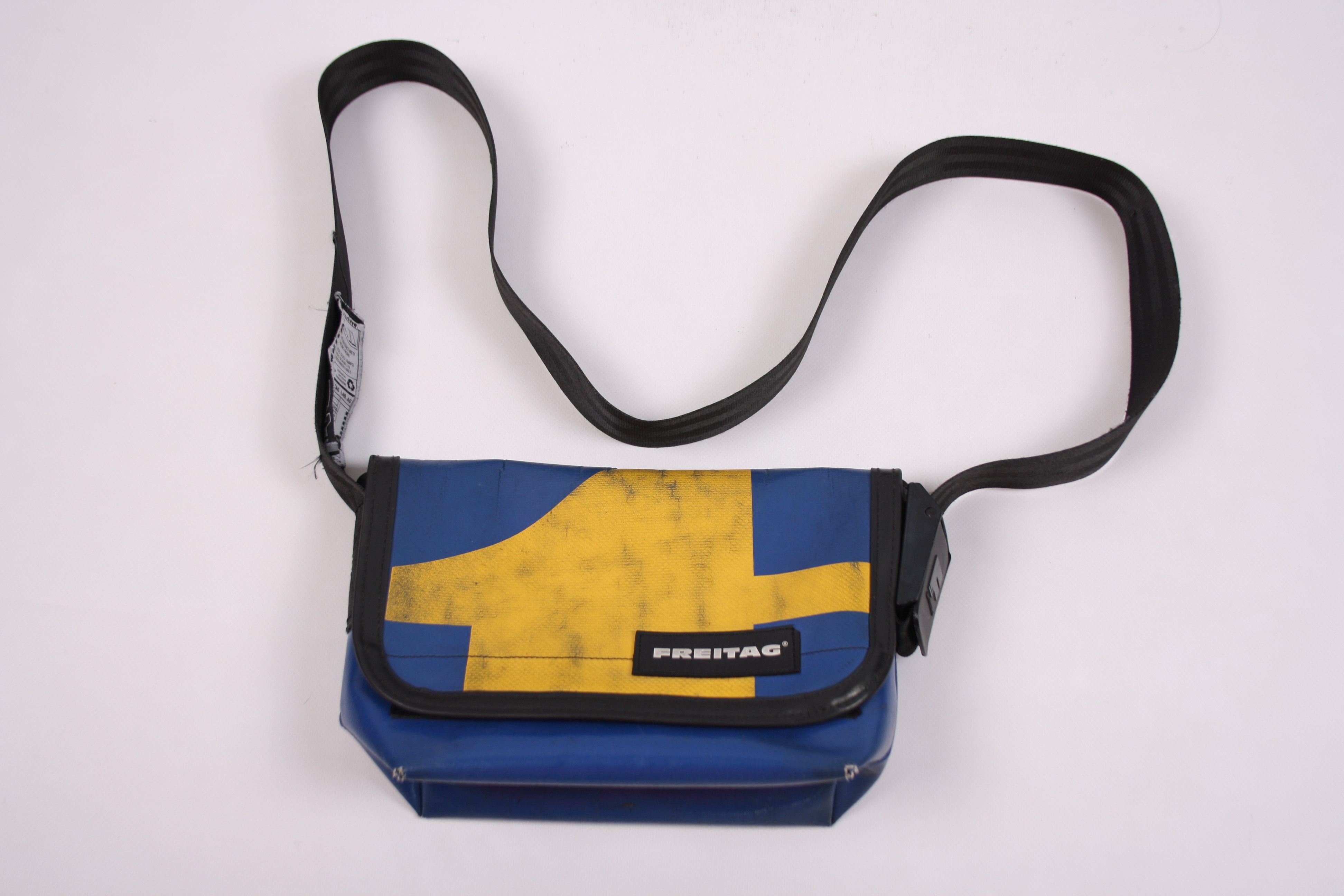 Freitag Freitag Messenger Bag Crossbody Shoulder Blue/Yellow | Grailed