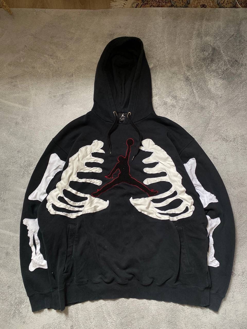 Nike Vintage Nike Jordan Skeleton y2k Hoodie | Grailed