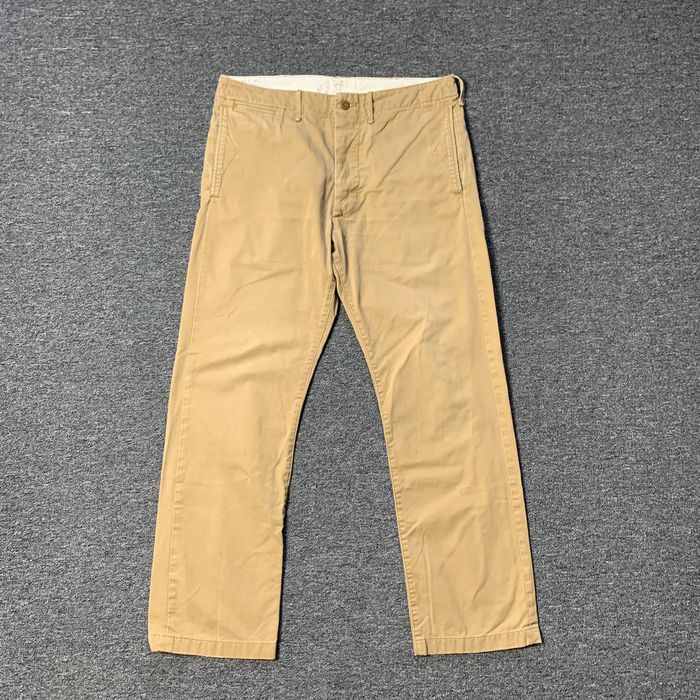 RRL Ralph Lauren Double RL RRL military utility twill officer trousers ...