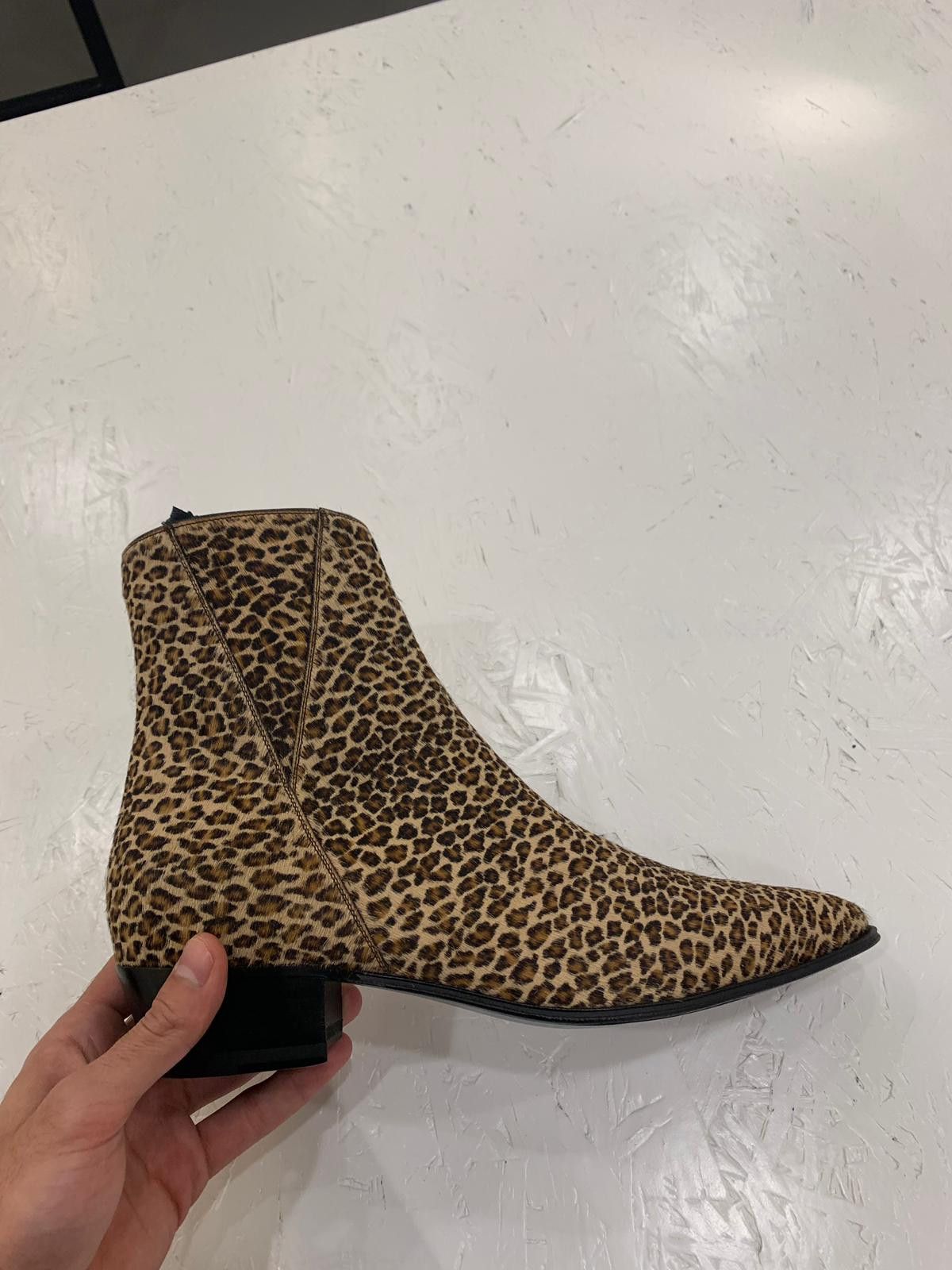 Celine Jacno Boots in White Calfskin | Grailed