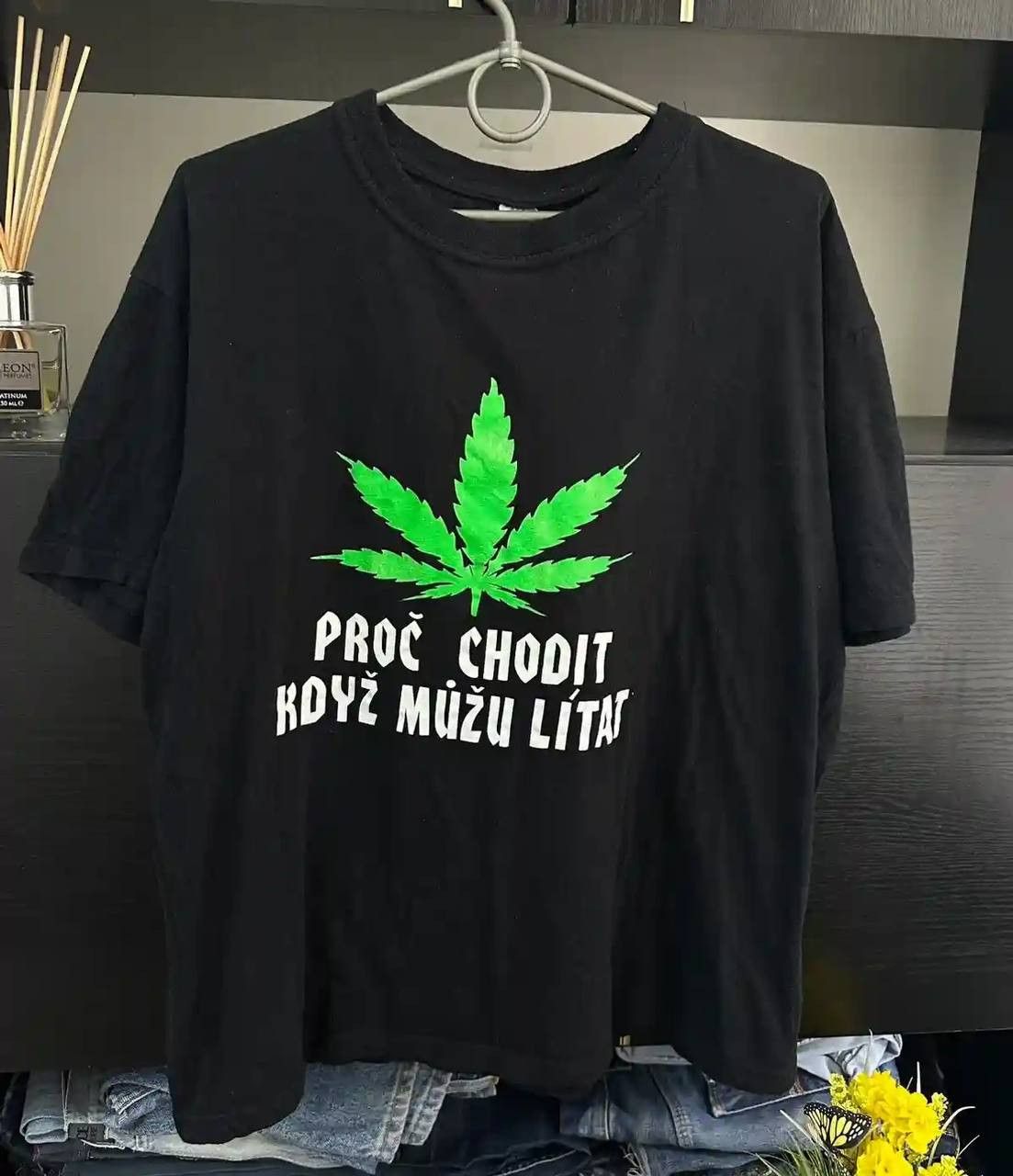 Vintage Vintage 90s Marijuana Drugs Weed Rare Japan Style T-Shirt | Grailed