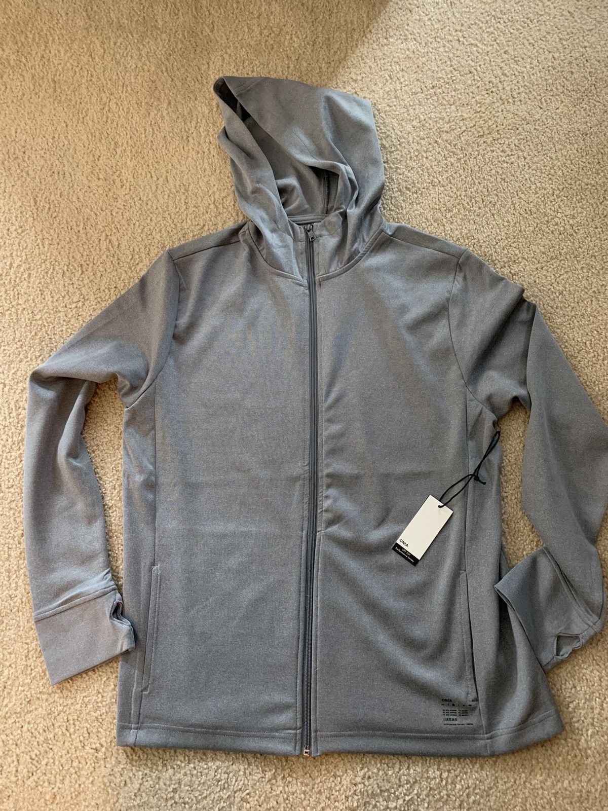 Onia Active Zip Up UPF 50+ Hoodie | Grailed