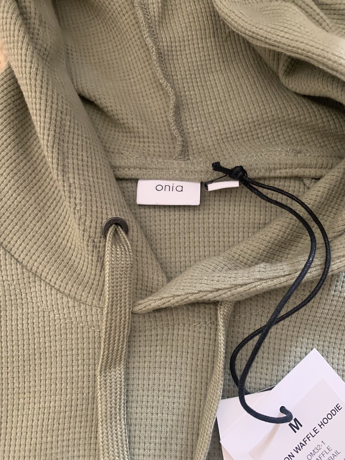 Onia Aaron Waffle Hoodie | Grailed