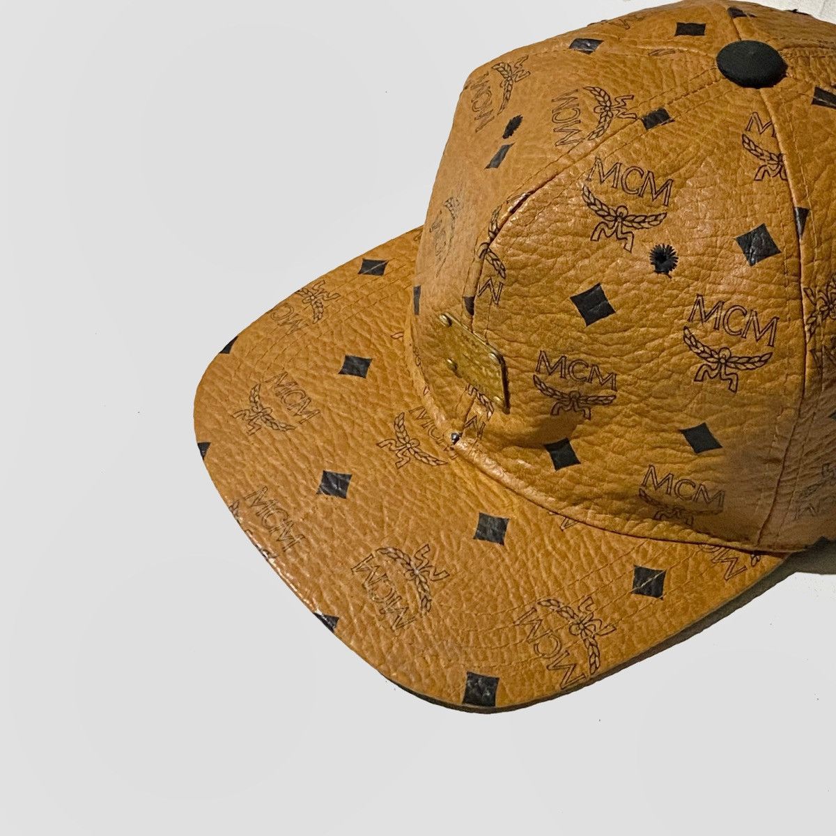 MCM MCM Leather Monogram Hat | Grailed