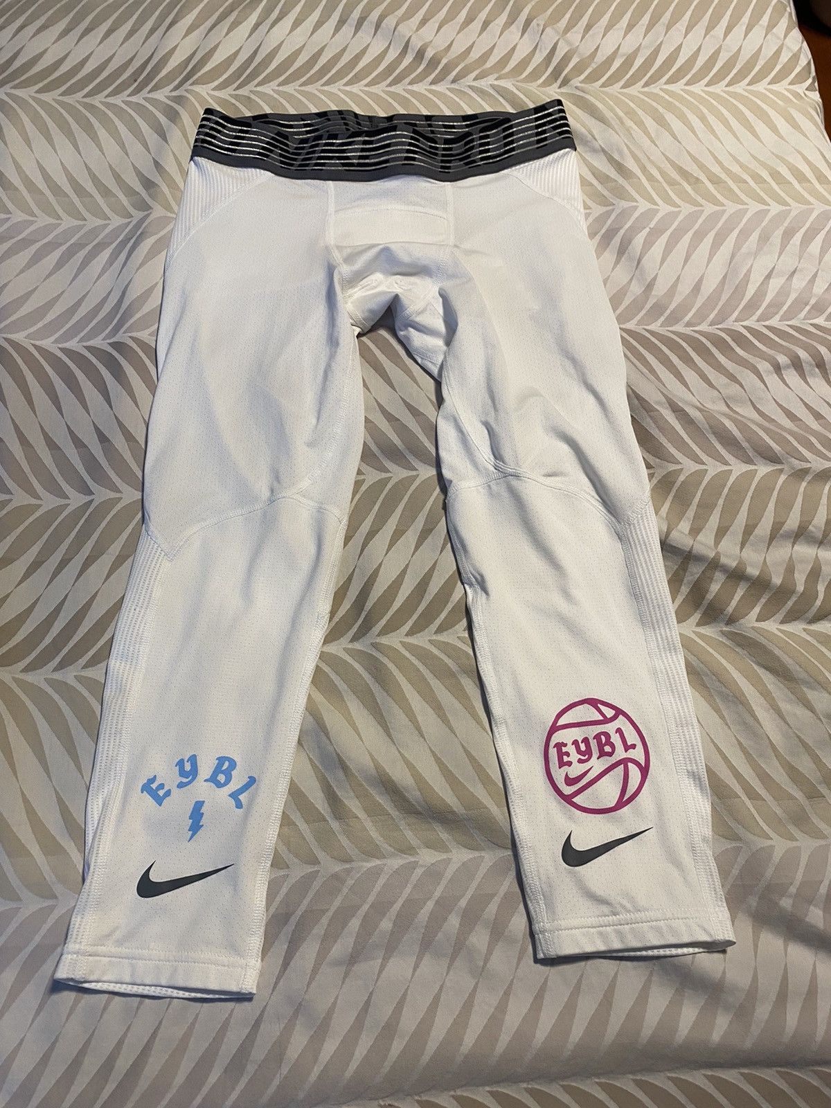 Nike NIKE EYBL 2023 WHITE COMPRESSION 3/4 TIGHTS | Grailed