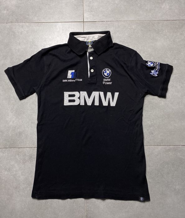 Vintage Vintage BMW Williams F1 Team Polo Shirt Pit Crew Multilogo ...