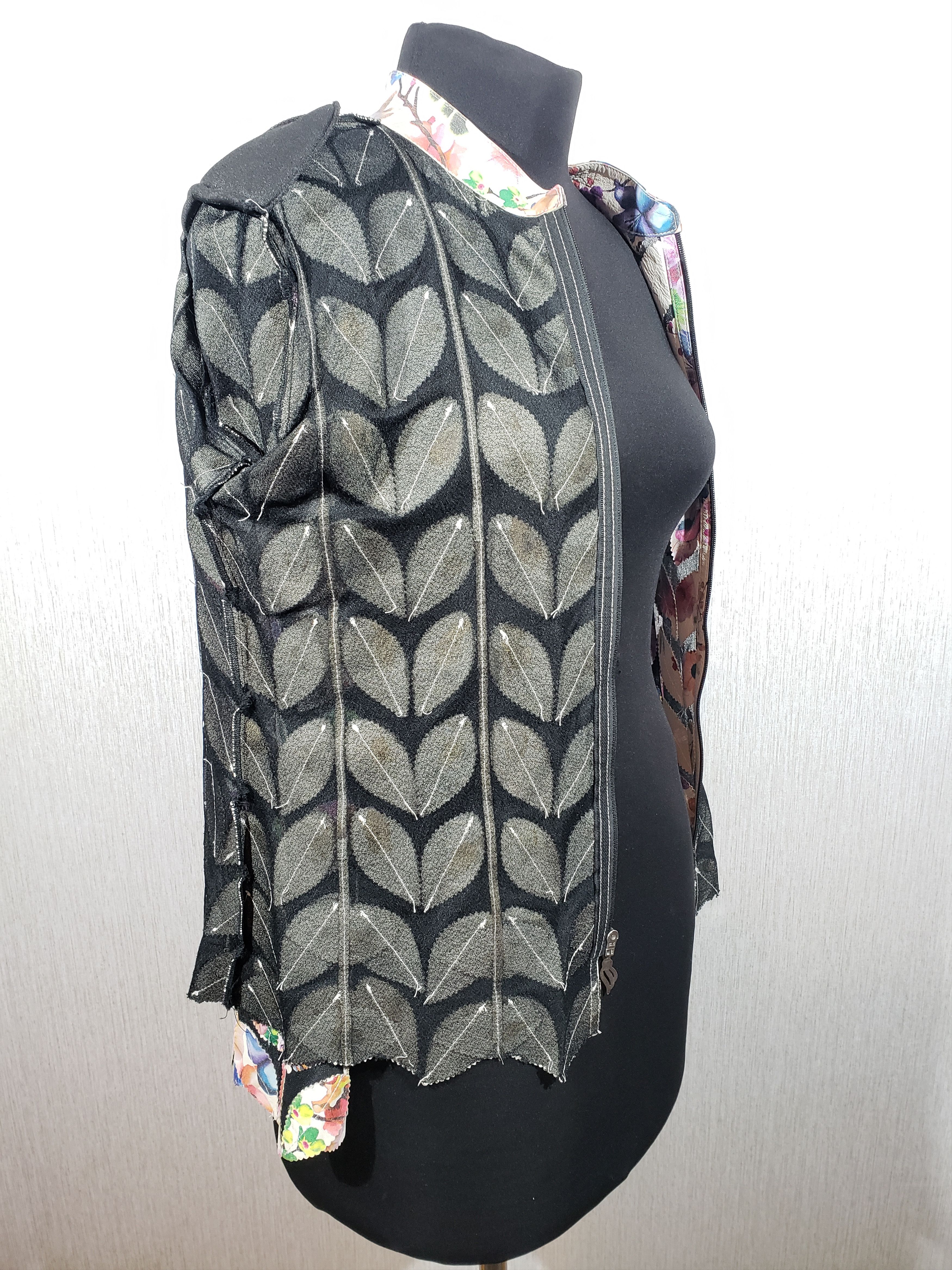 Uniqlo Wonderful multi-colored leather jacket for women. | Grailed