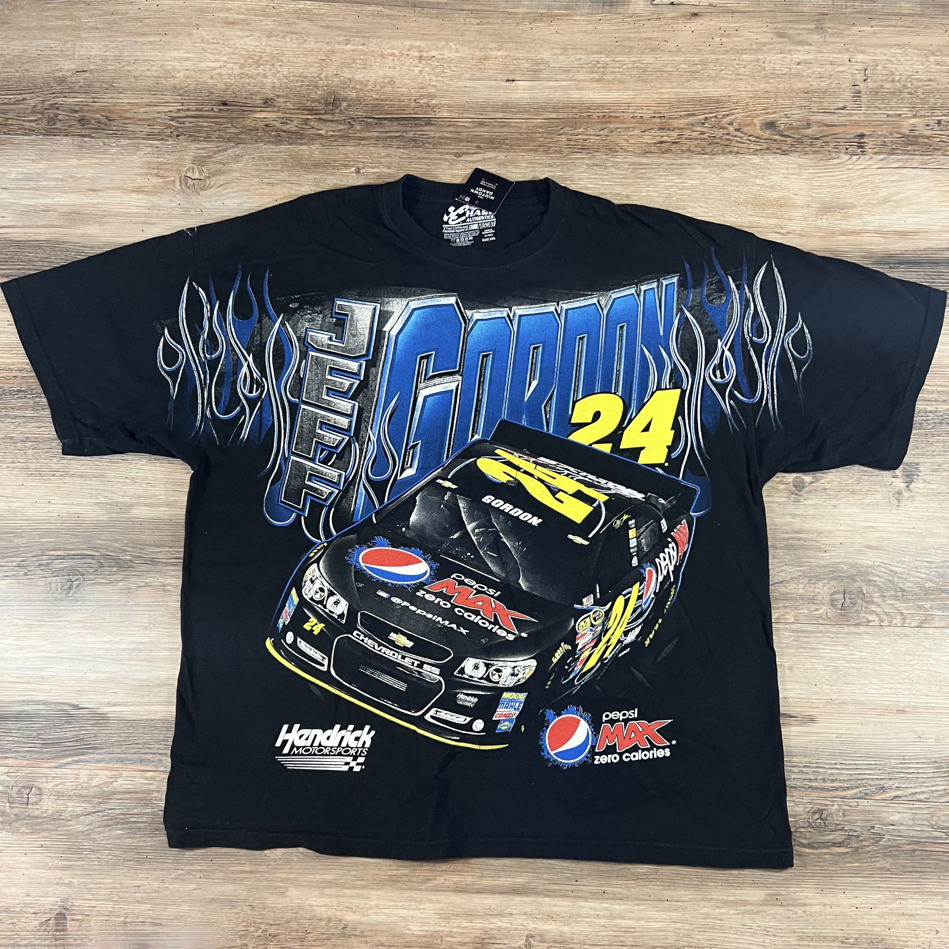 Chase Authentics 2014 JEFF GORDON NASCAR Mega All Over Print Racing Tee ...