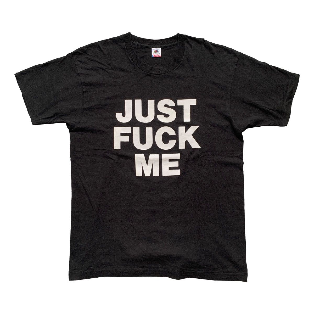 Vintage Vintage Just Fuck Me Statement Tee Shirt Grailed 