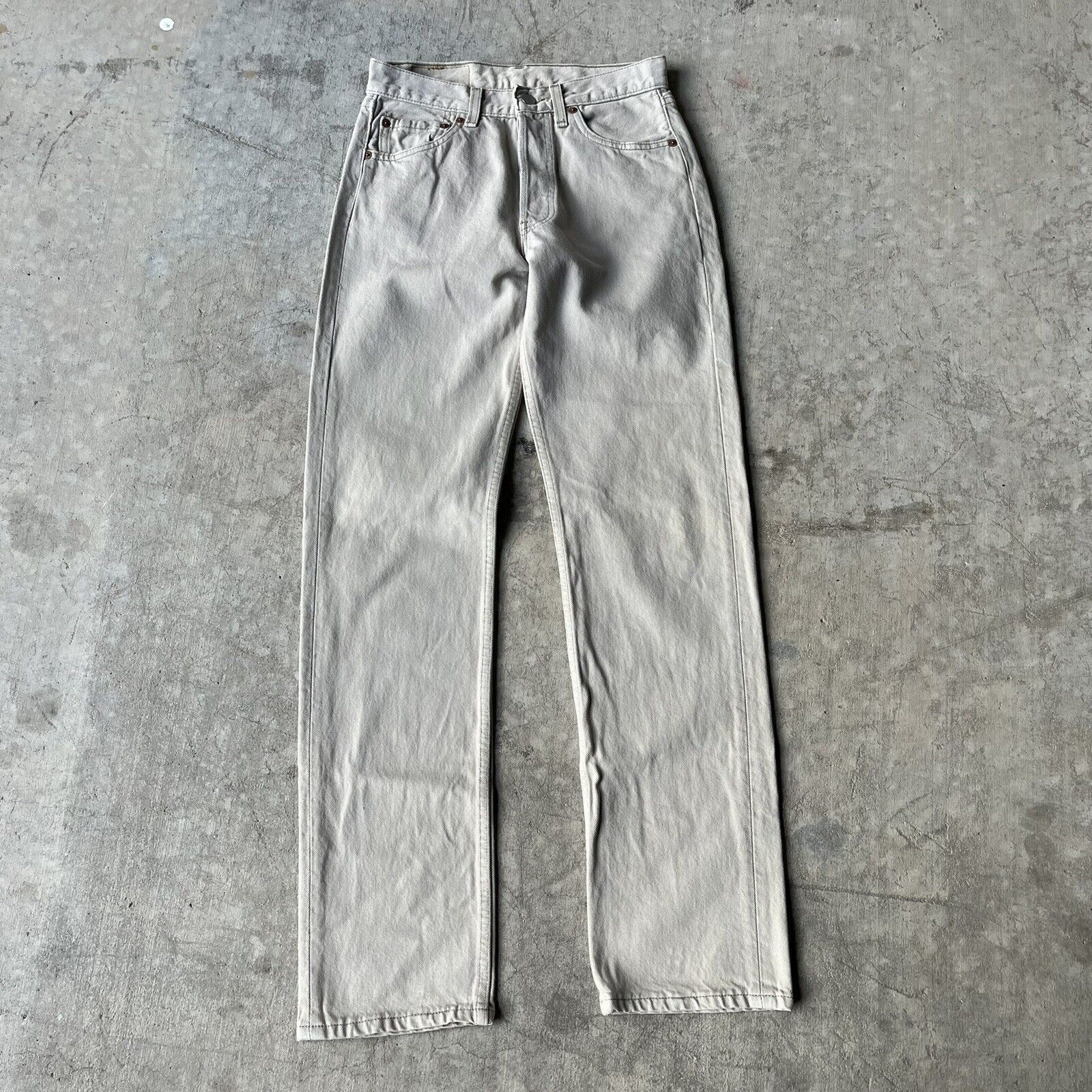 Levi's × Made In Usa × Vintage Vintage 90s Levi’s 501 Jeans Tan Denim ...